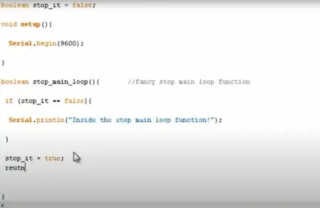 How to Stop an Arduino Program? - ElectronicsHacks