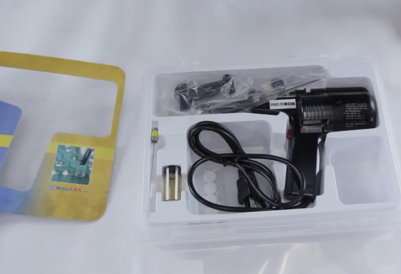 Hakko 808 Desoldering Gun Review - ElectronicsHacks
