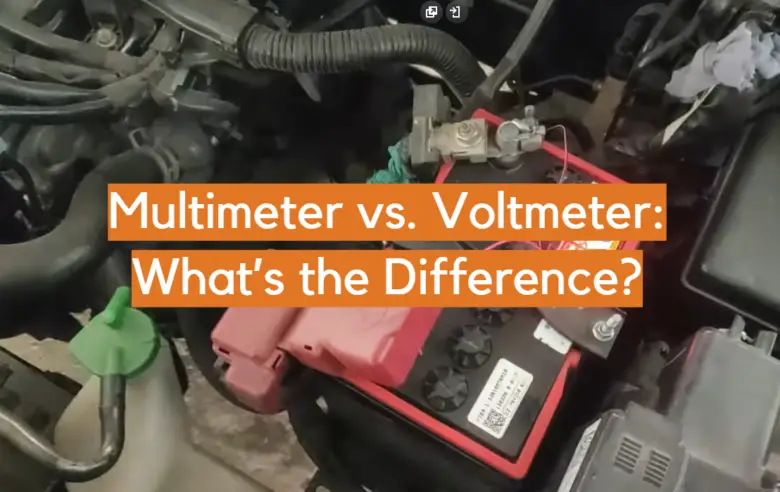 Multimeter vs. Voltmeter: What’s the Difference? - ElectronicsHacks