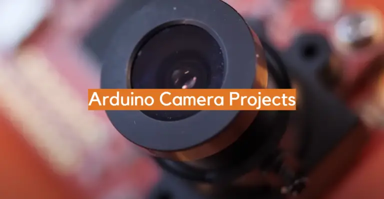 Arduino Camera Projects - ElectronicsHacks