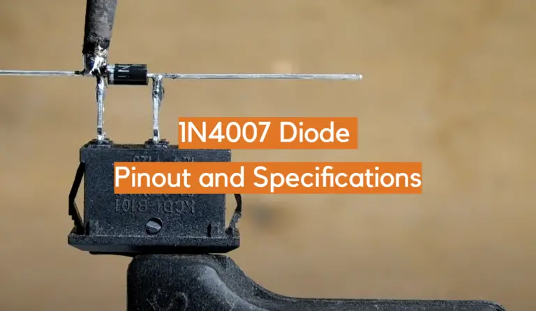 1N4007 Diode Pinout and Specifications - ElectronicsHacks