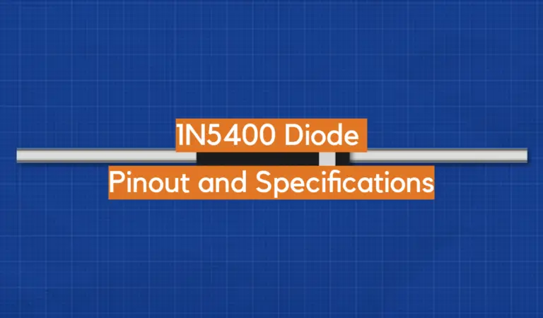 1N5400 Diode Pinout and Specifications - ElectronicsHacks