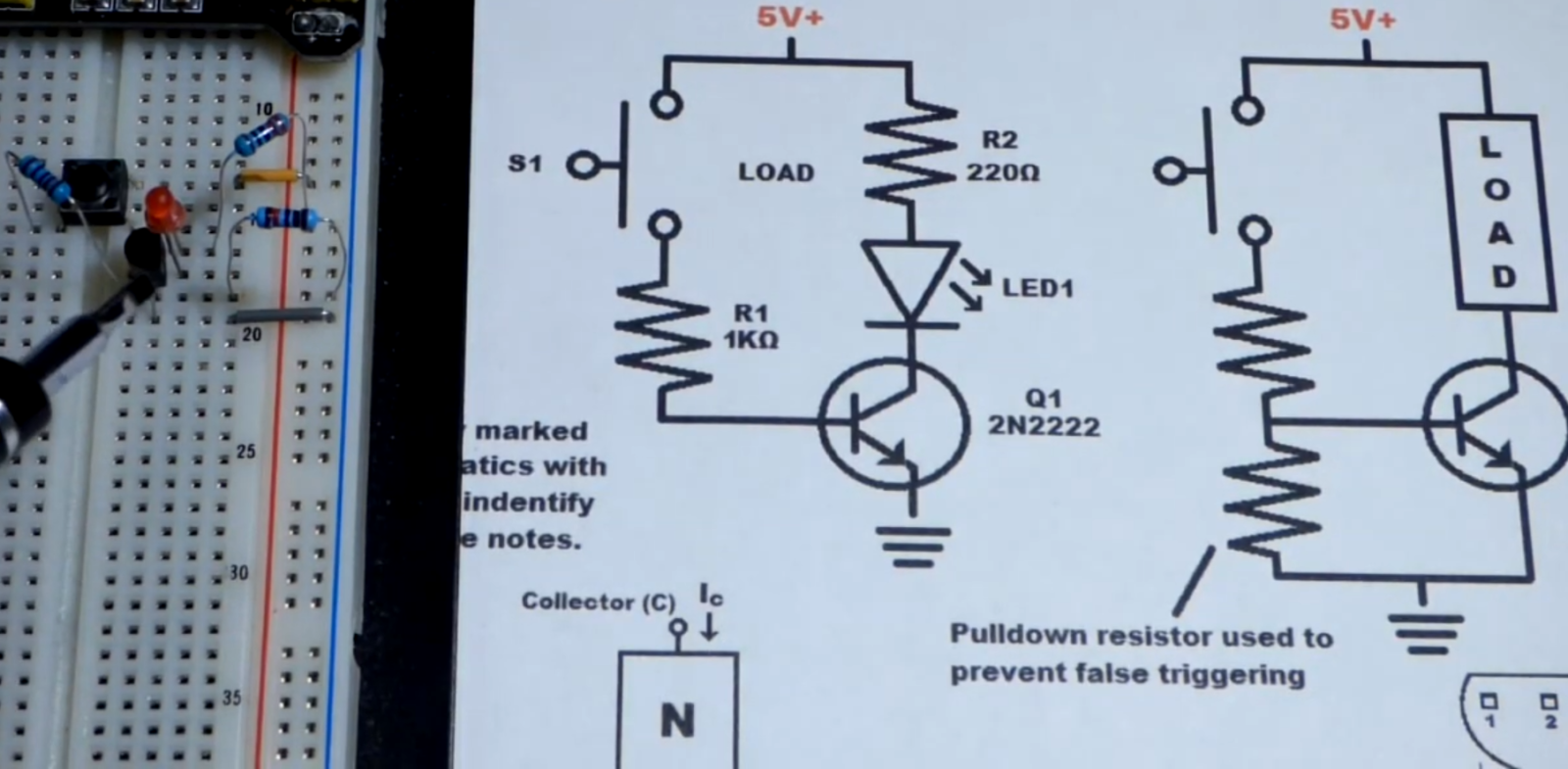 2N2222 Transistor Pinout - ElectronicsHacks