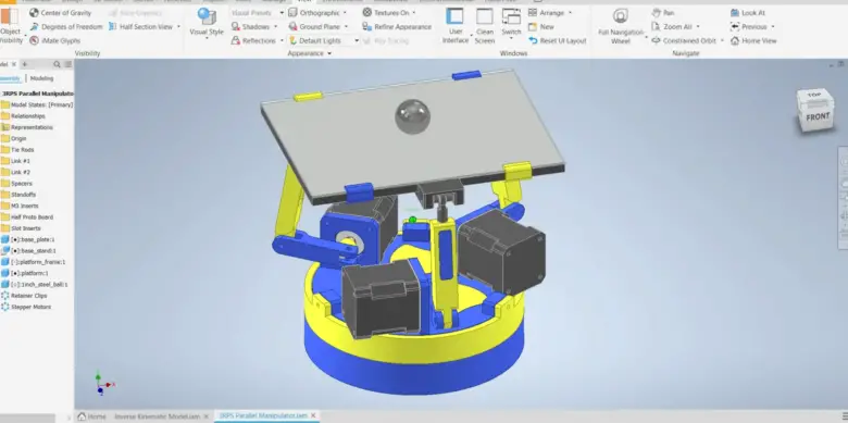 Arduino Ball Balancing Robot - ElectronicsHacks