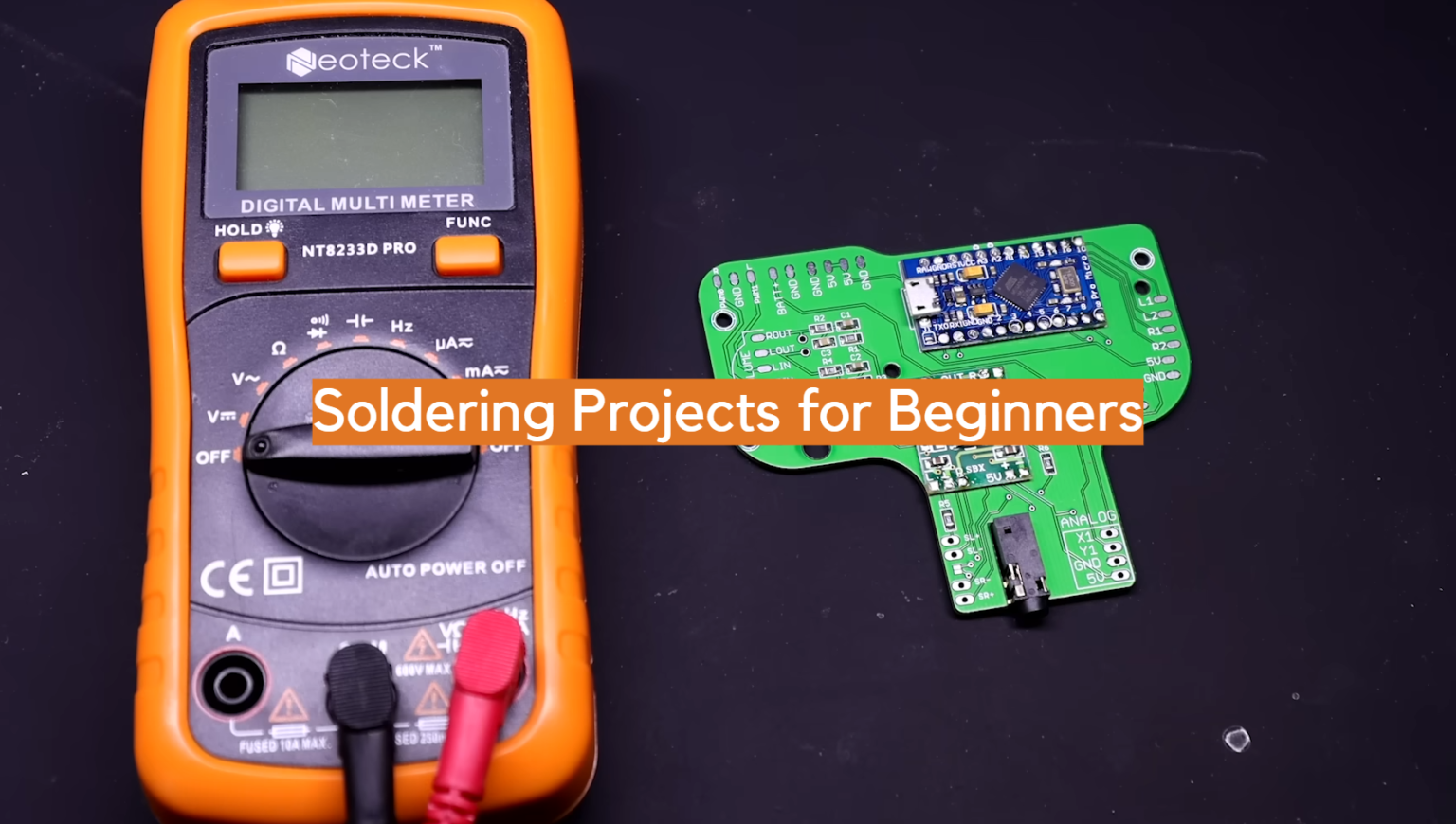 Soldering Projects for Beginners - ElectronicsHacks