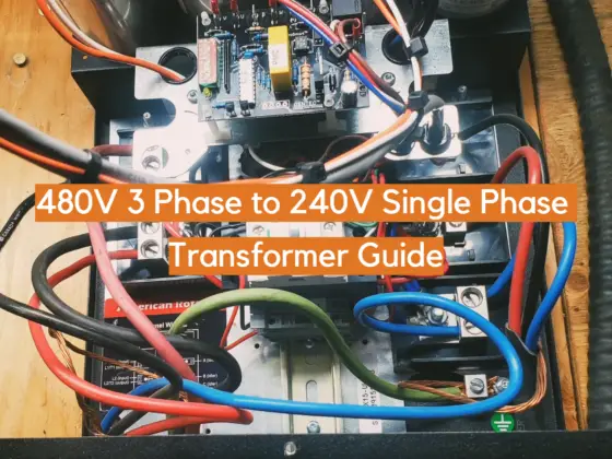 How to Wire a Transformer 480V to 120V? - ElectronicsHacks