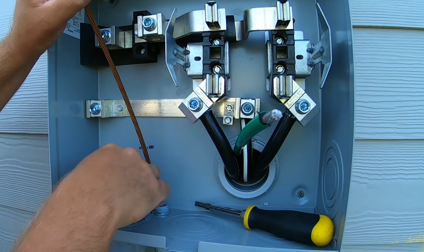 How to Run Wire From Meter to Breaker Box? - ElectronicsHacks