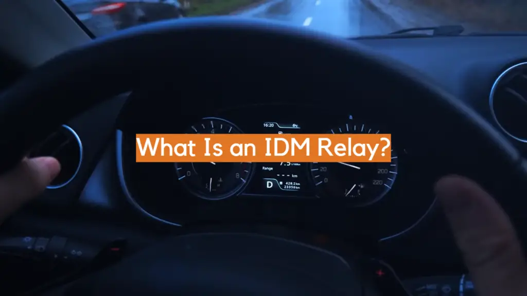 What Is an IDM Relay? - ElectronicsHacks