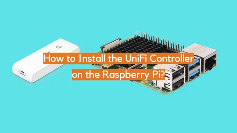 How To Install The Unifi Controller On The Raspberry Pi Electronicshacks