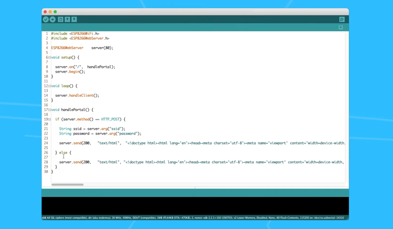 How to Make ESP8266 Lua Webserver? - ElectronicsHacks