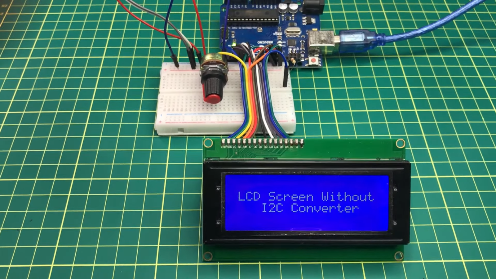 How to Use Hitachi HD44780 With Arduino? - ElectronicsHacks