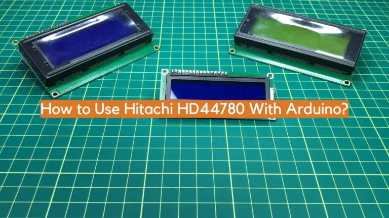 How to Use Hitachi HD44780 With Arduino? - ElectronicsHacks