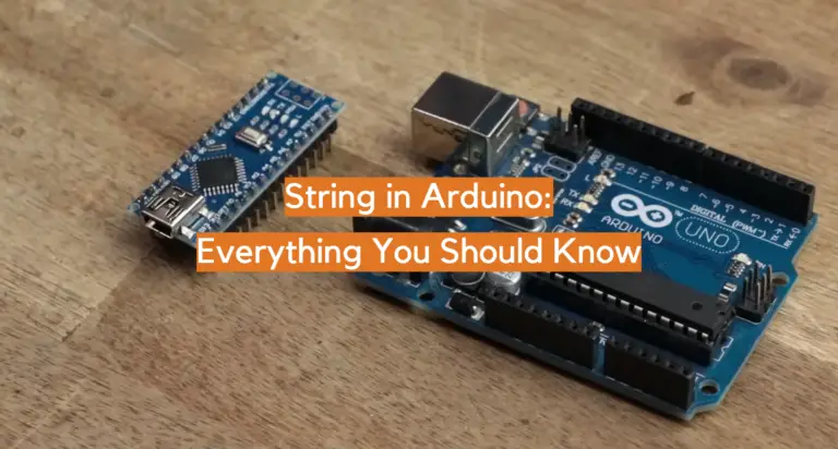 String In Arduino Everything You Should Know Electronicshacks